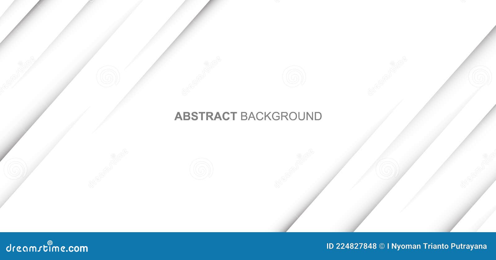 Minimalist Abstract White Dynamic Lines Background. Vector Stock Vector ...