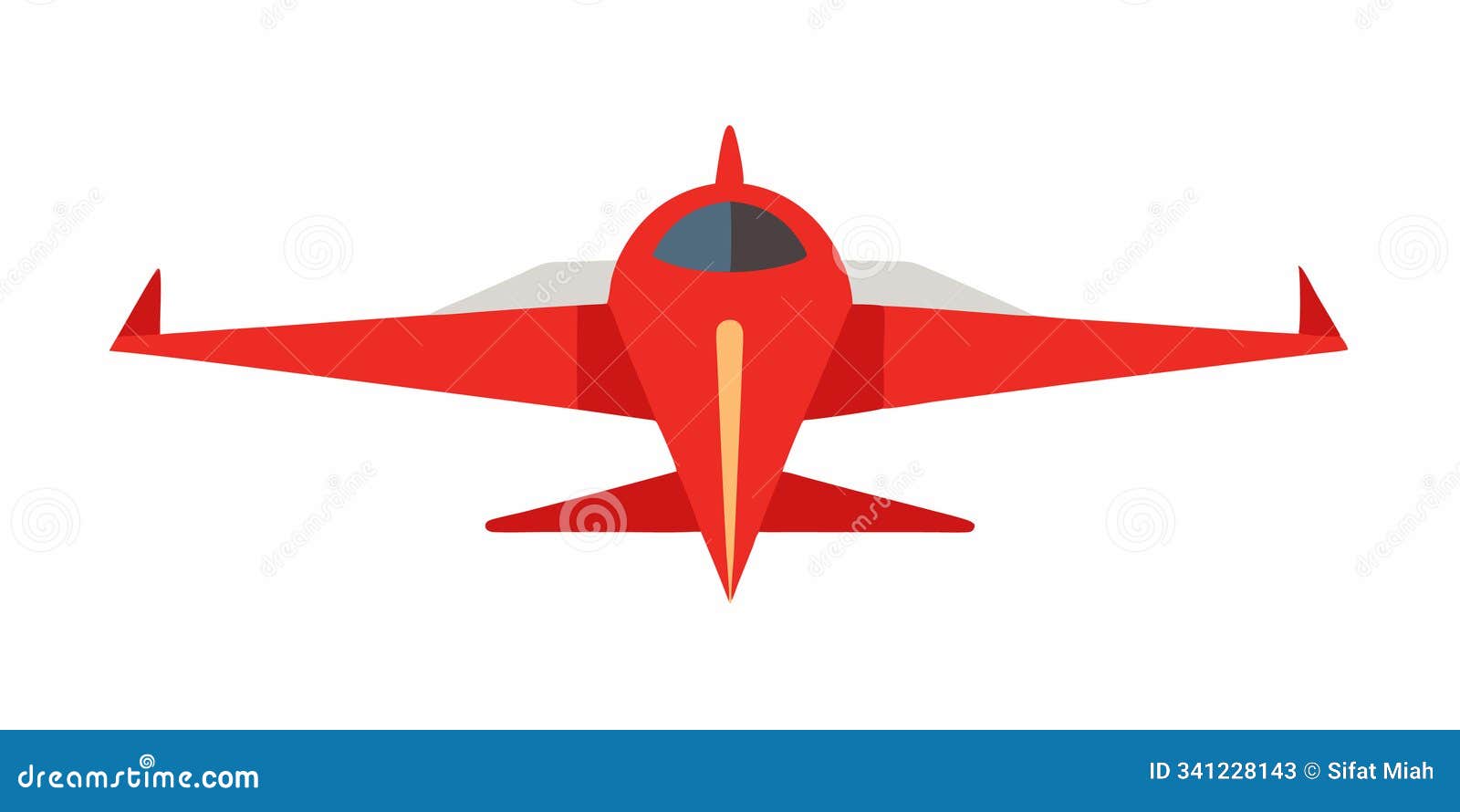 Minimalist Airplane Vector on White Background Stock Vector ...