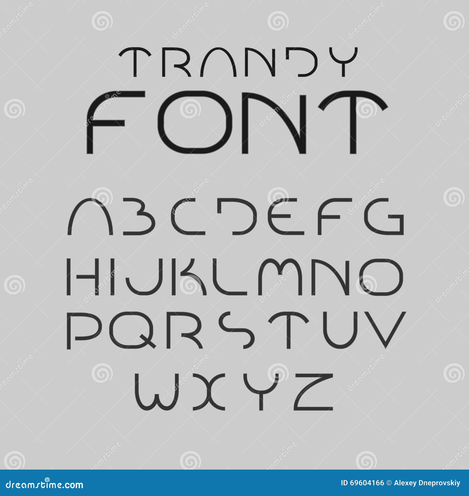 Minimalist Alphabet Letters Stock Vector - Illustration of serif ...