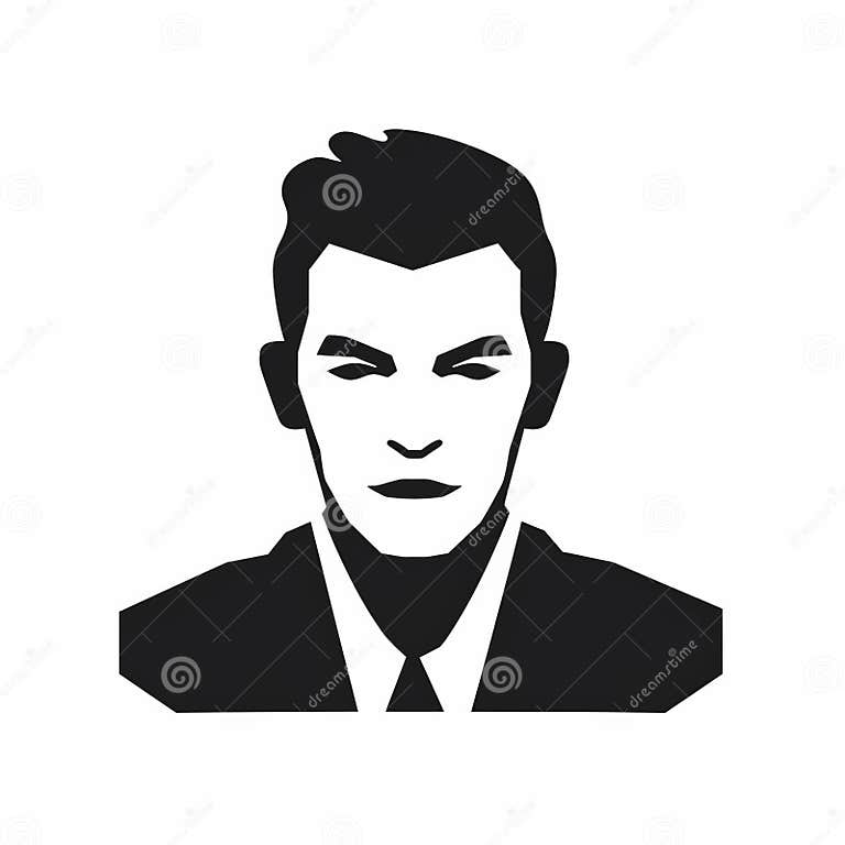 Minimalist Angry Manager Icon Stock Illustration - Illustration of wlop ...