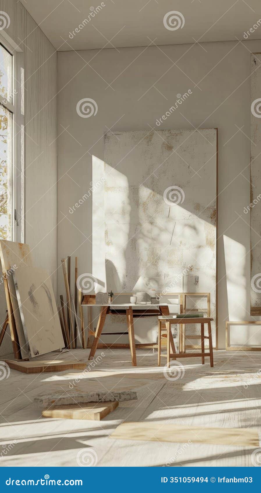 Minimalist Artist Studio Interior Design, a Serene and Creative ...