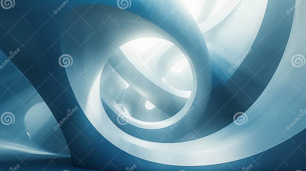 Minimalist Backdrop with Intersecting Shapes, Symbolizing the ...