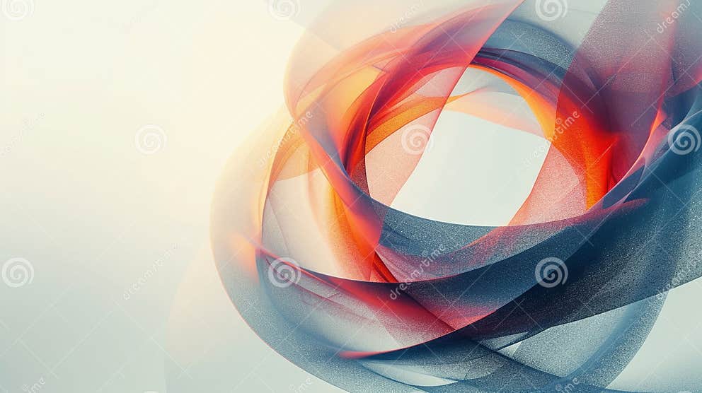 Minimalist Backdrop with Intersecting Shapes, Symbolizing the ...