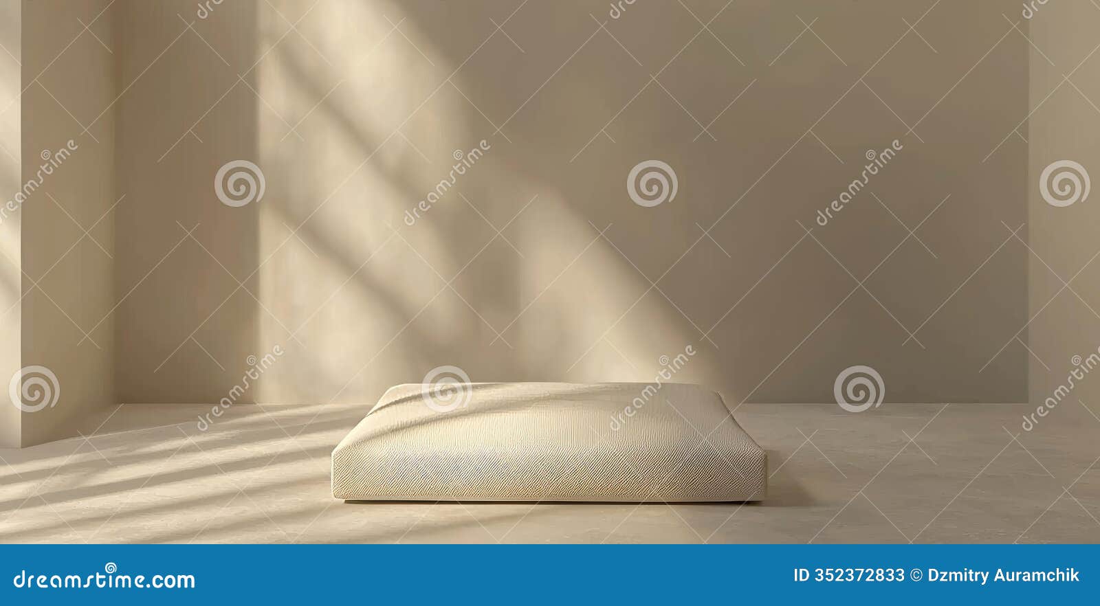 A Minimalist Background Featuring an Empty Room Platform, Ideal for ...