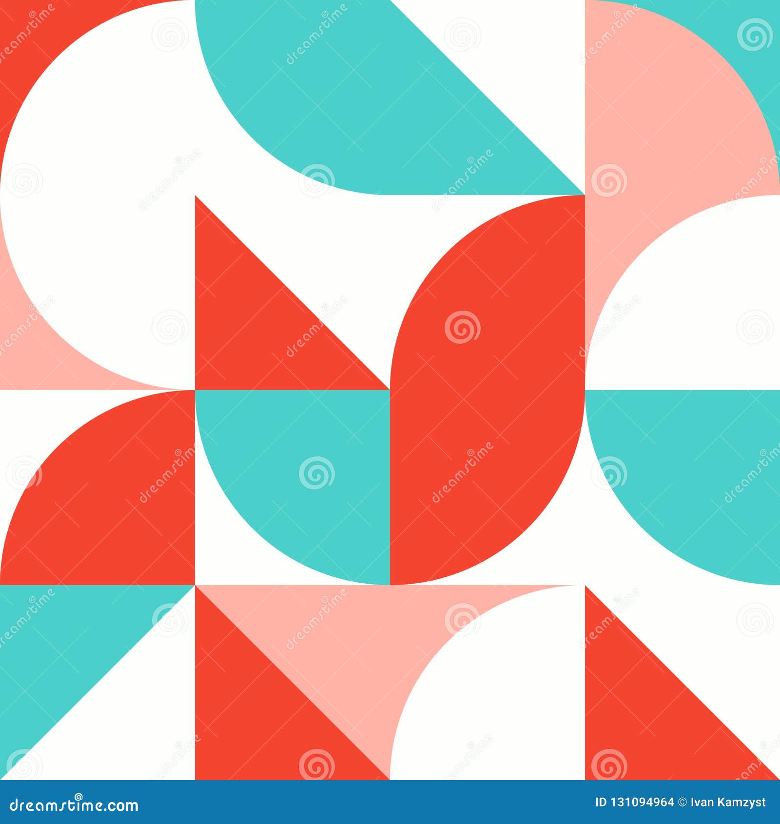 Minimalist Background Seamless Pattern with Simple Shape Stock Vector ...