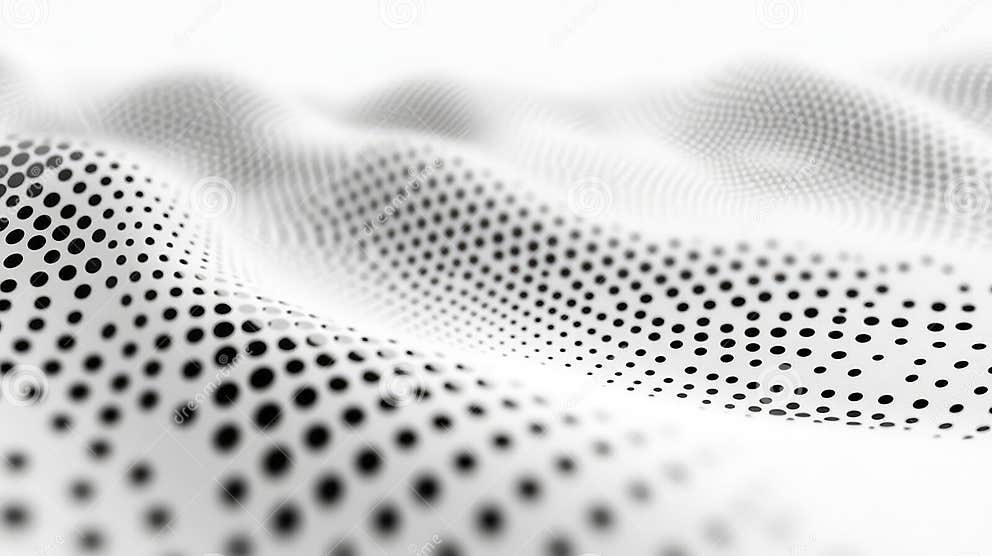 Minimalist Black Dot and Line Pattern on White Backdrop Stock ...