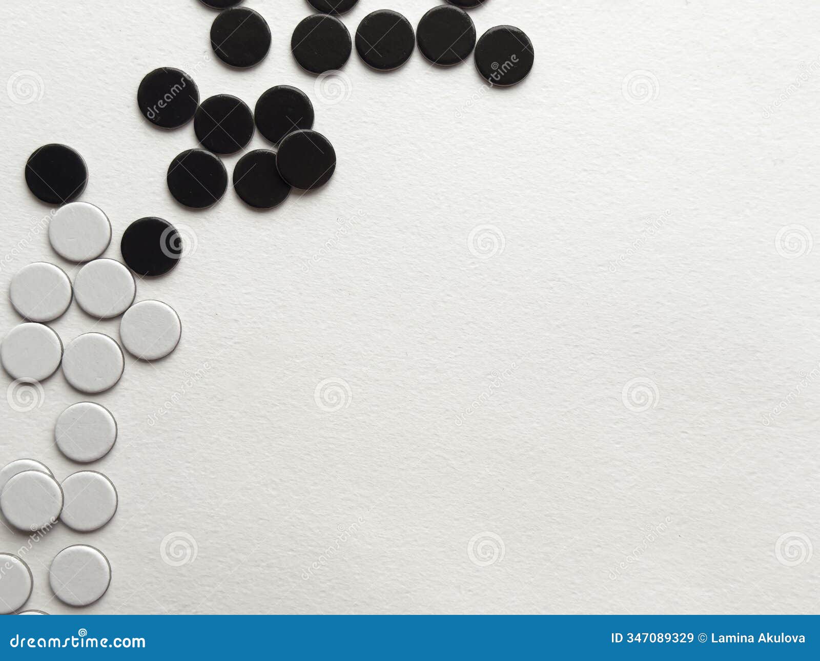 Minimalist Black and White Circular Pattern on Textured Surface Stock ...