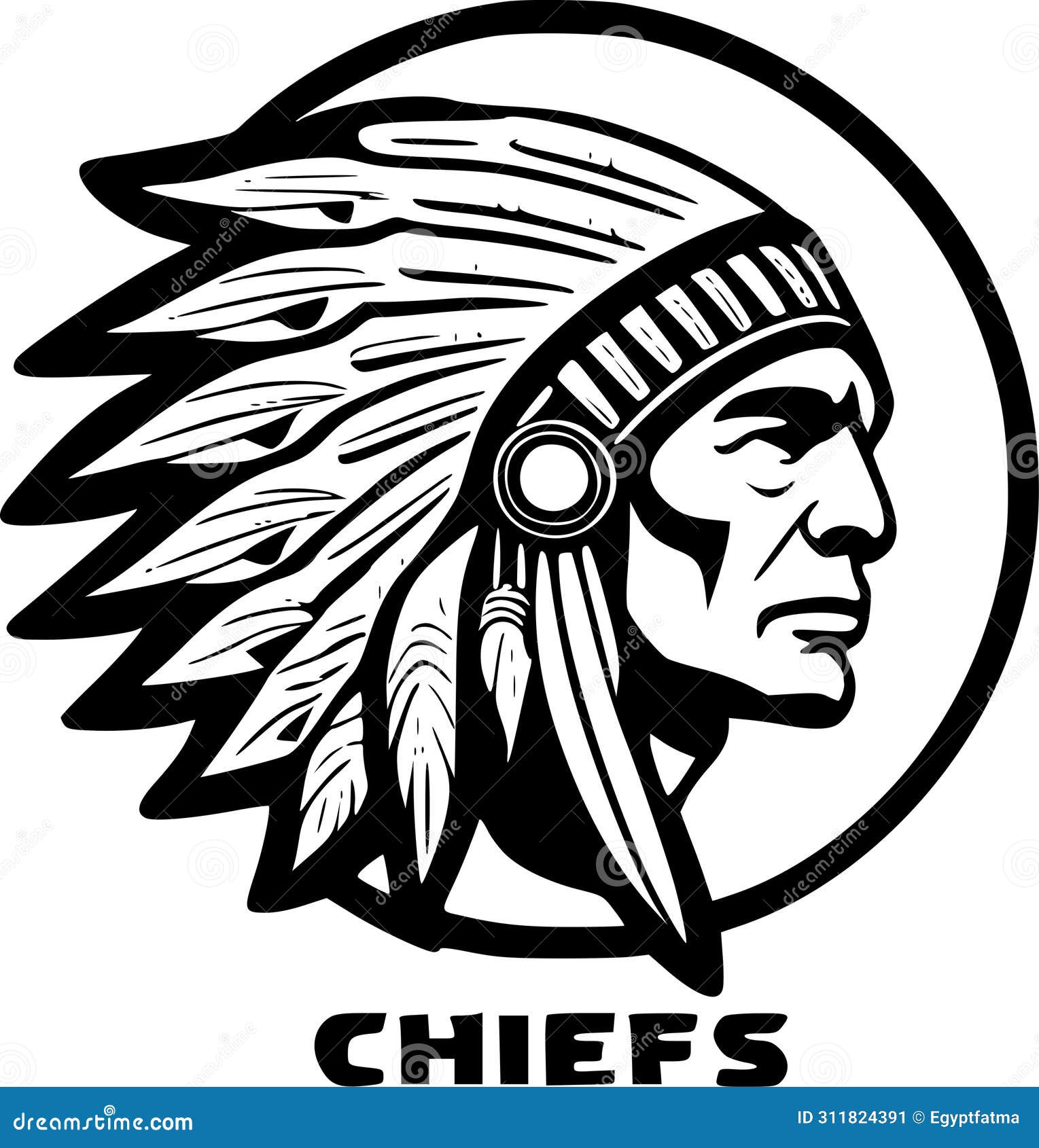 Chiefs - High Quality Vector Logo - Vector Illustration Ideal for T ...