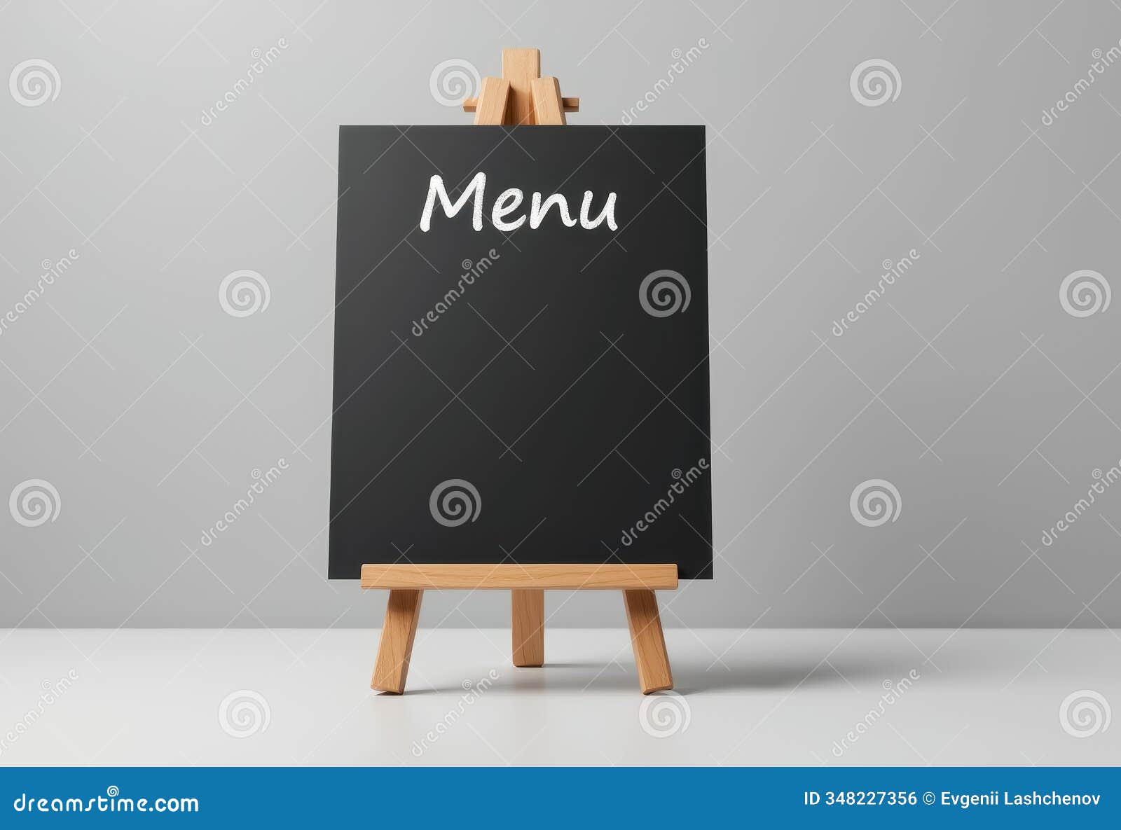 Minimalist Blackboard Menu Display for Restaurant or Cafe Design Stock ...
