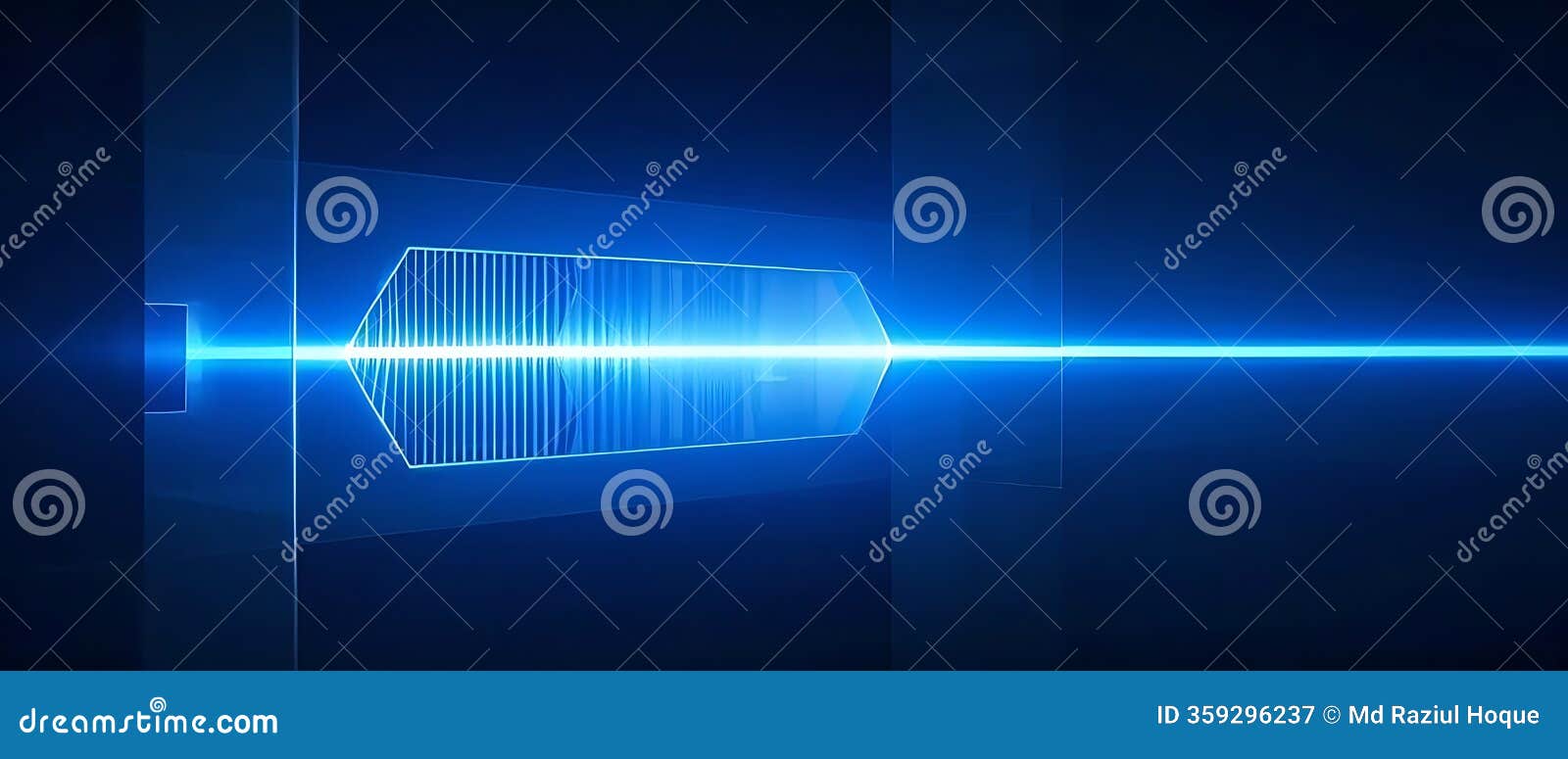 Minimalist Blue Abstract Light Reflection Stock Illustration ...