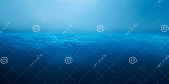 Minimalist Blue Gradient Ocean Background Stock Illustration ...