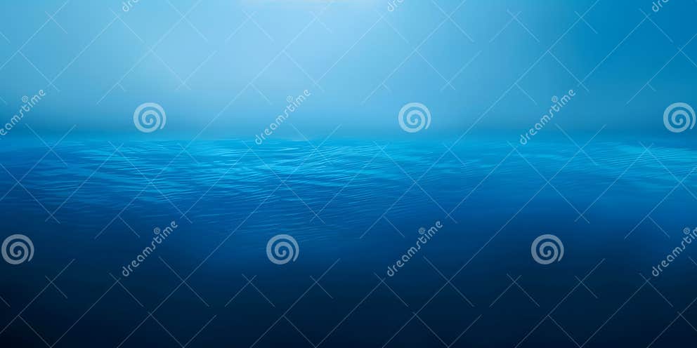 Minimalist Blue Gradient Ocean Background Stock Illustration ...