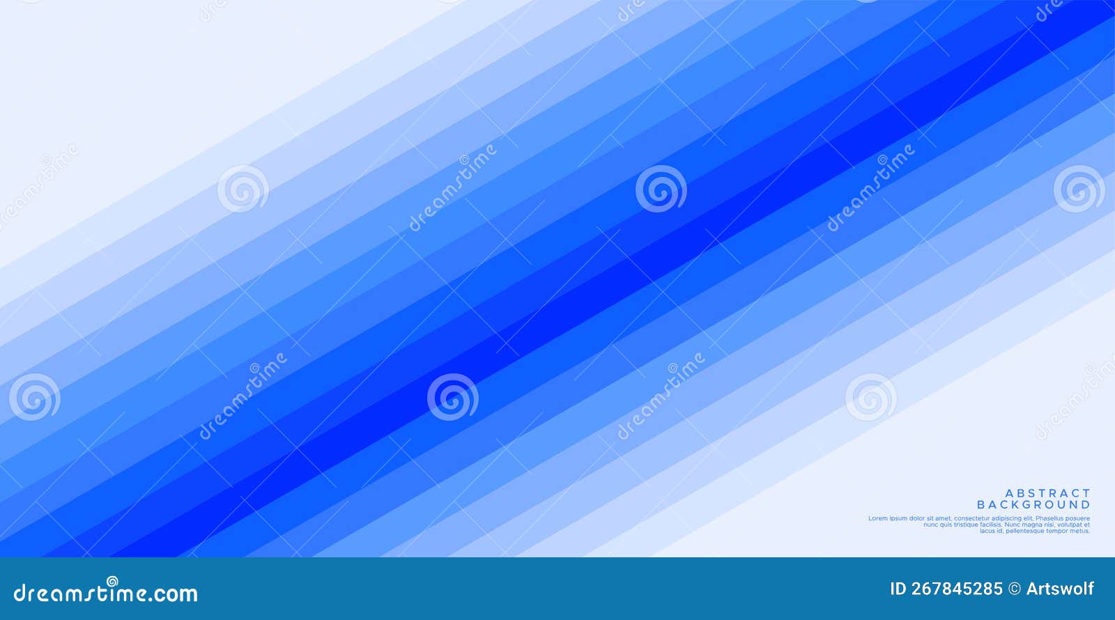 Minimalist Blue Lines Abstract Background Vector. Variant Blue Lines ...