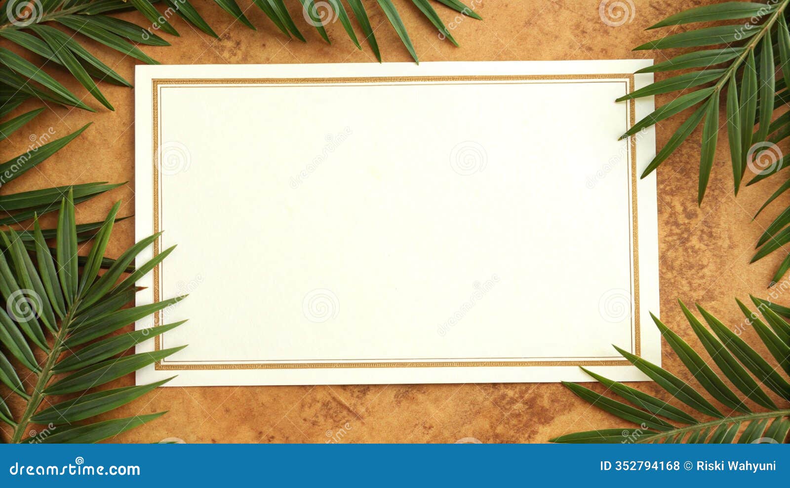 Minimalist Border Design with Paper Texture Stock Illustration ...