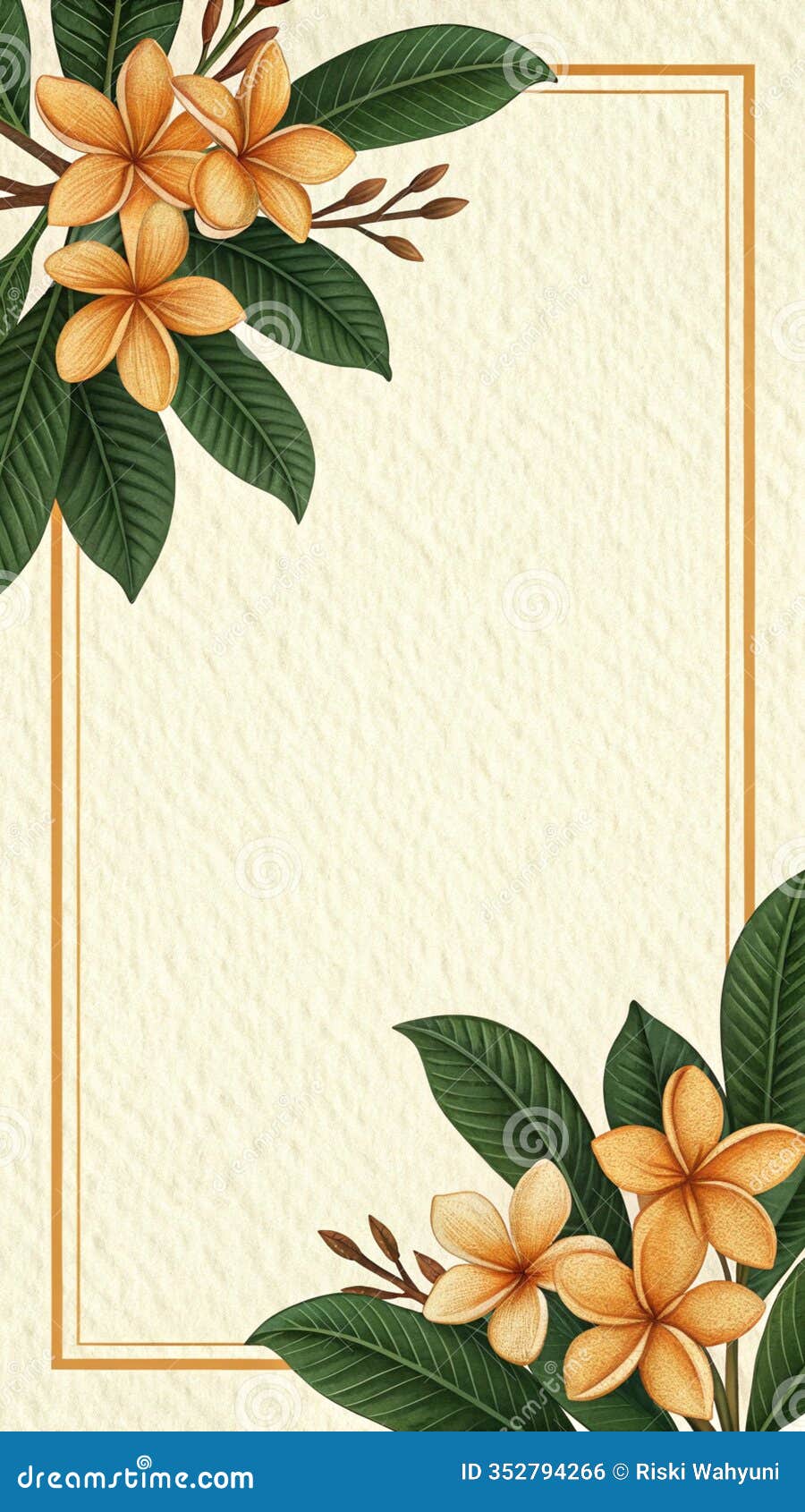 Minimalist Border Design with Paper Texture Stock Illustration ...