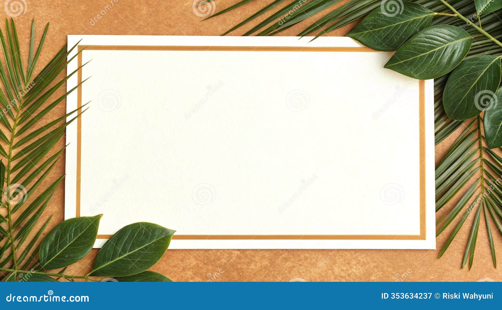 Minimalist Border Design with Paper Texture and Earth Tones Palette ...