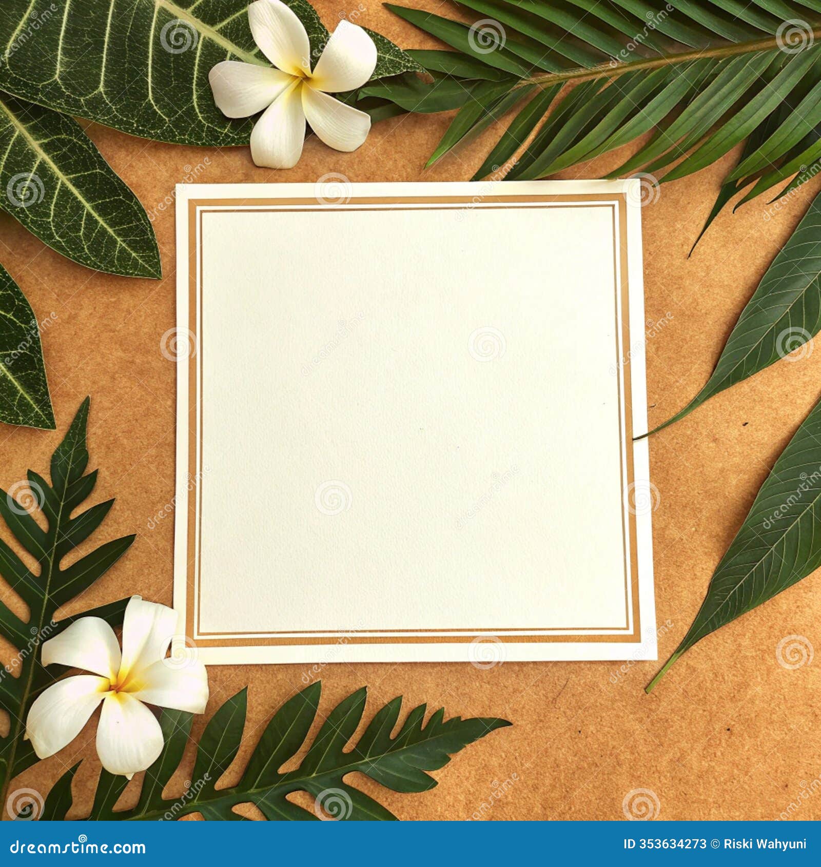 Minimalist Border Design with Paper Texture and Earth Tones Palette ...