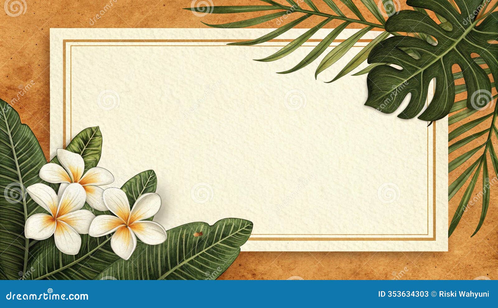 Minimalist Border Design with Paper Texture and Earth Tones Palette ...