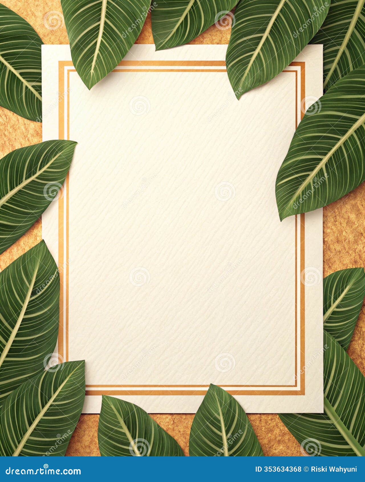Minimalist Border Design with Paper Texture and Earth Tones Palette ...