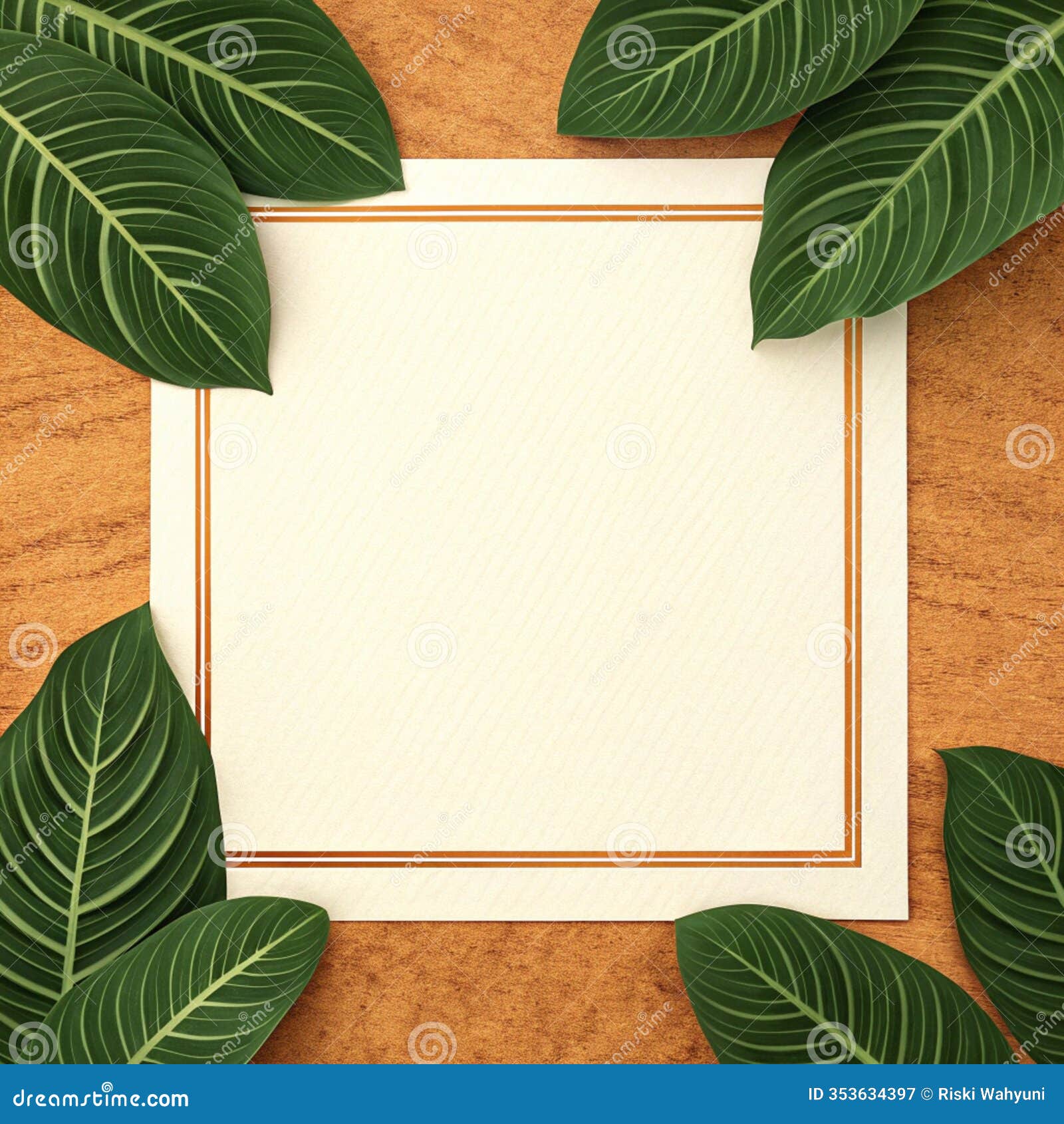 Minimalist Border Design with Paper Texture and Earth Tones Palette ...