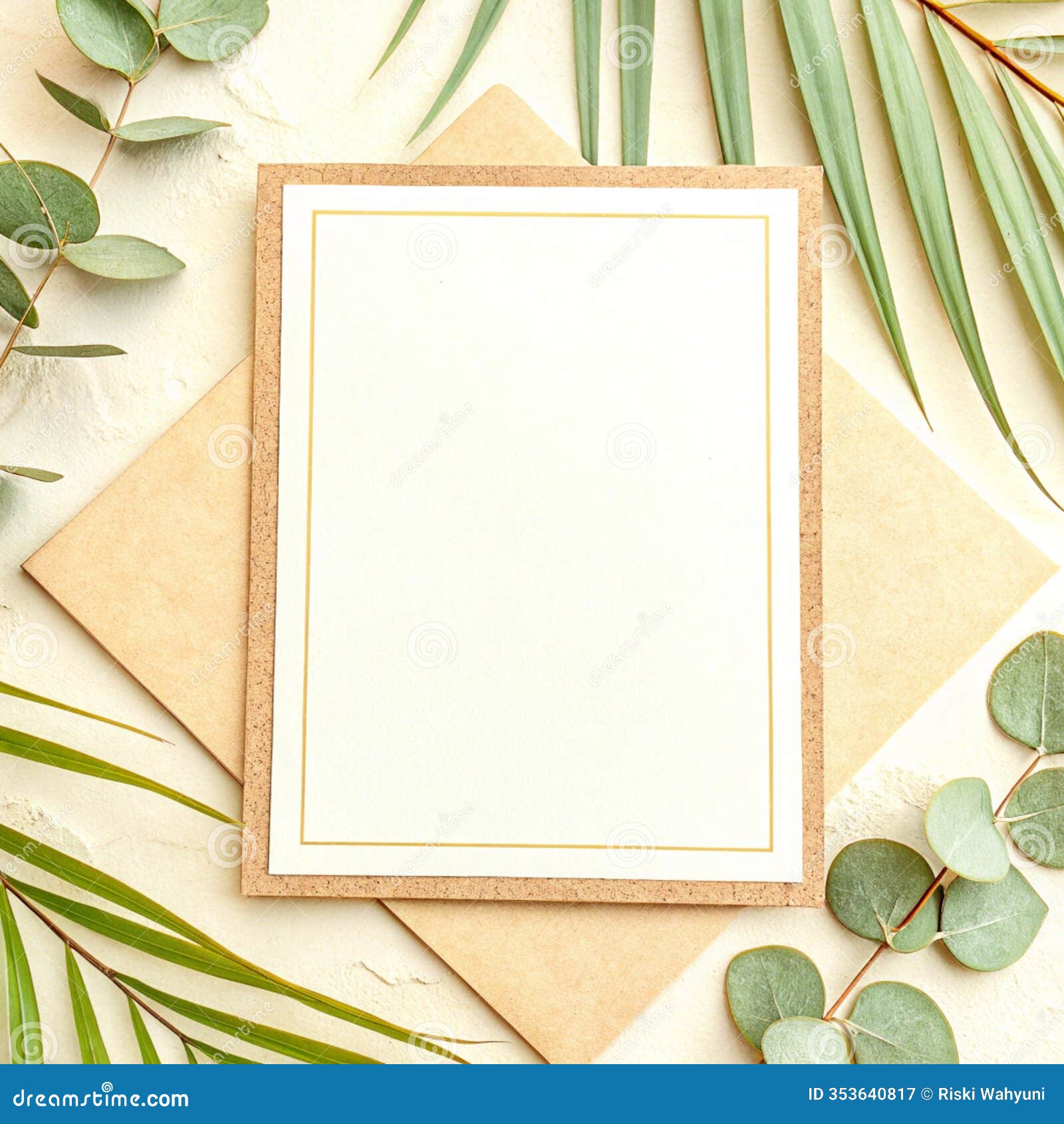 Minimalist Border Design with Paper Texture and Rustic Charm Palette ...