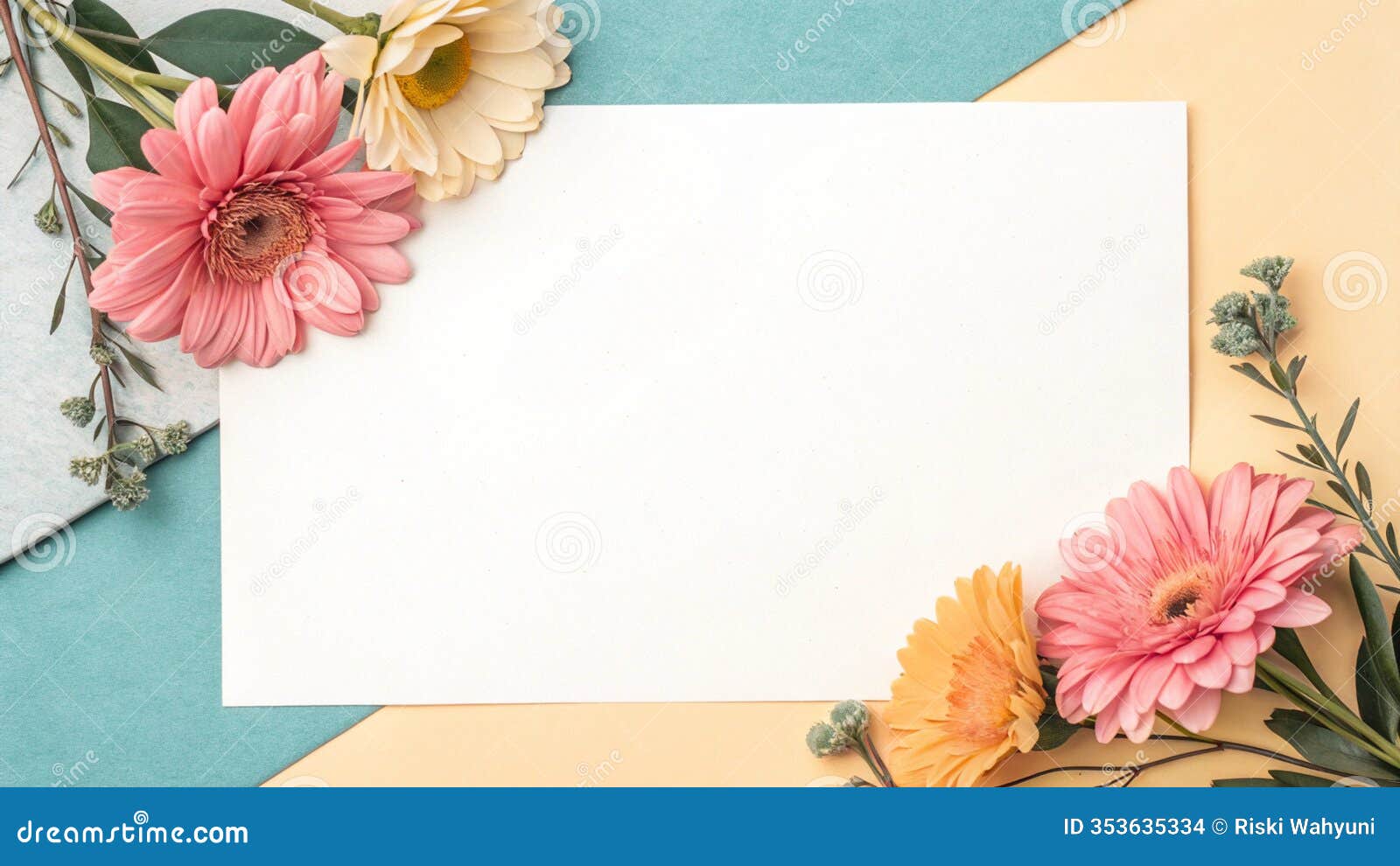 Minimalist Border Design with Paper Texture and Warm and Cozy Palette ...