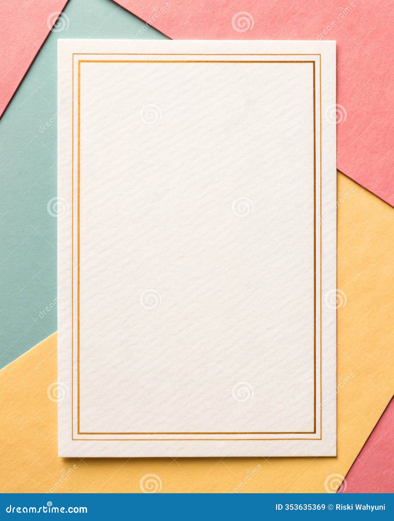 Minimalist Border Design with Paper Texture and Warm and Cozy Palette ...