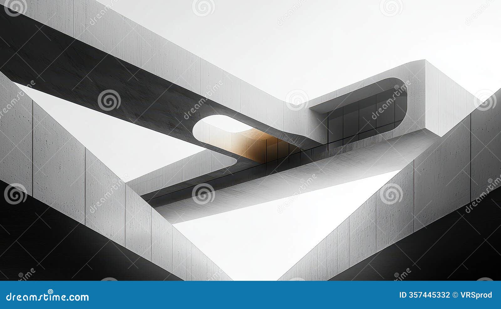 Minimalist Bridge Architecture with Geometric Design Stock Photo ...