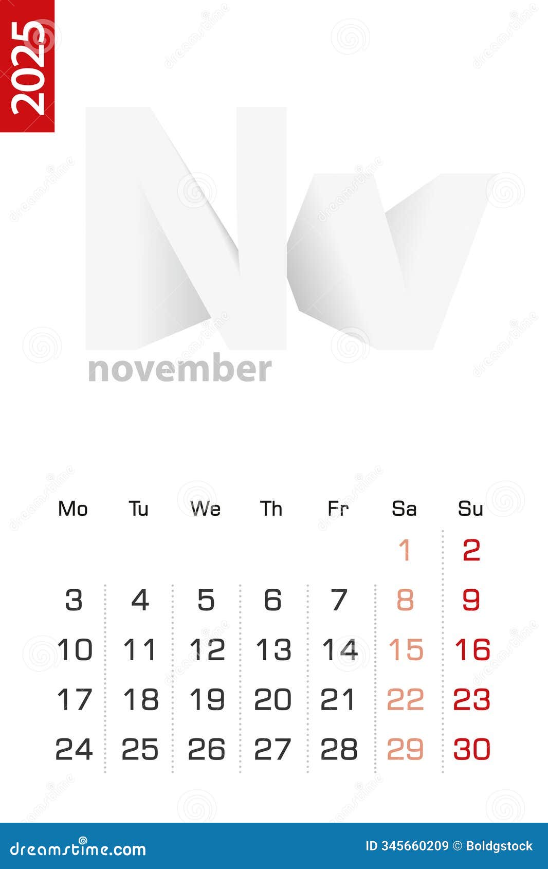 November 2025 Template- Desk Calendar 2025 Year Template, Wall Calendar ...