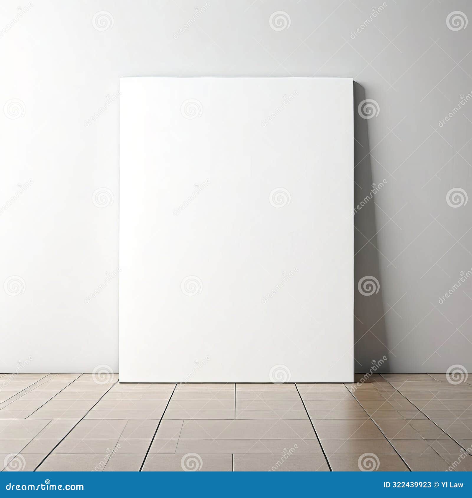 The Minimalist Canvas Mockup Illustration Editorial Stock Photo - Image ...