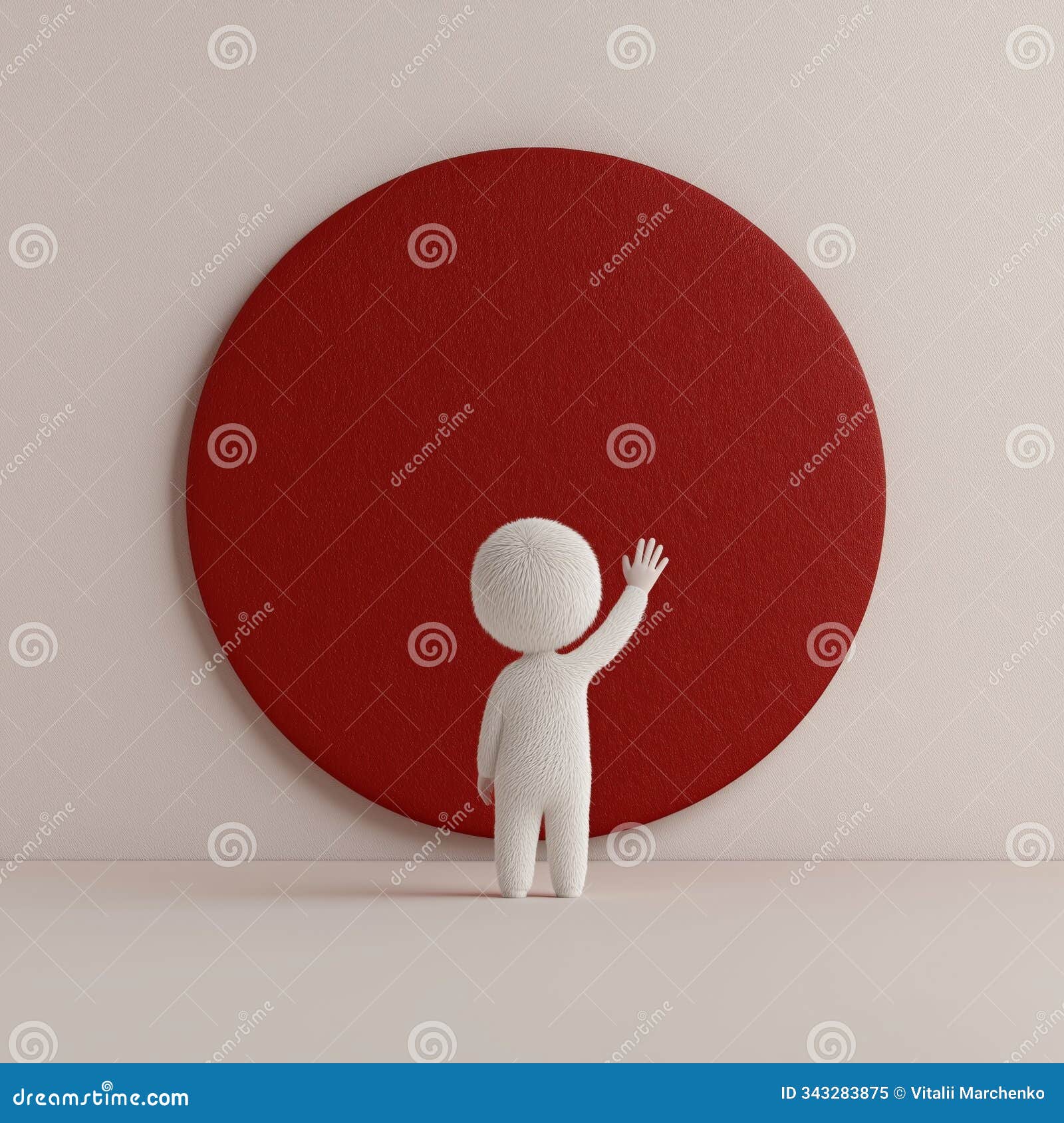 Minimalist 3d Character: Lobster And Karen In Red Robotic Robots ...