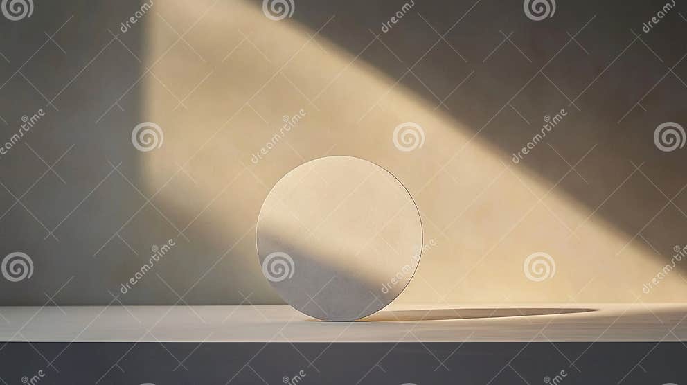 Minimalist Circle Casting Soft Shadows in Ambient Light with Simple ...