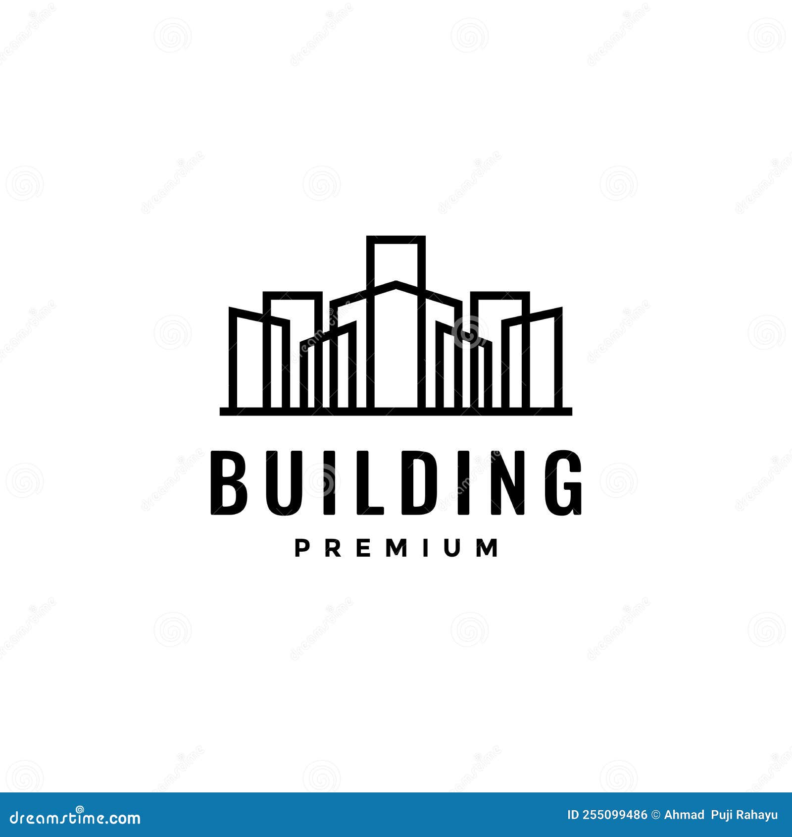 Minimalist City Building Modern Logo Design Stock Vector - Illustration ...