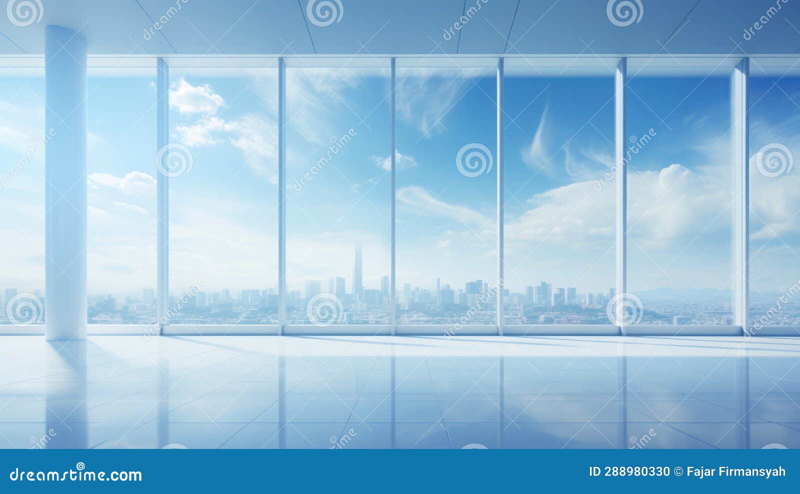 Minimalist Cityscape Background for Business Stock Illustration ...