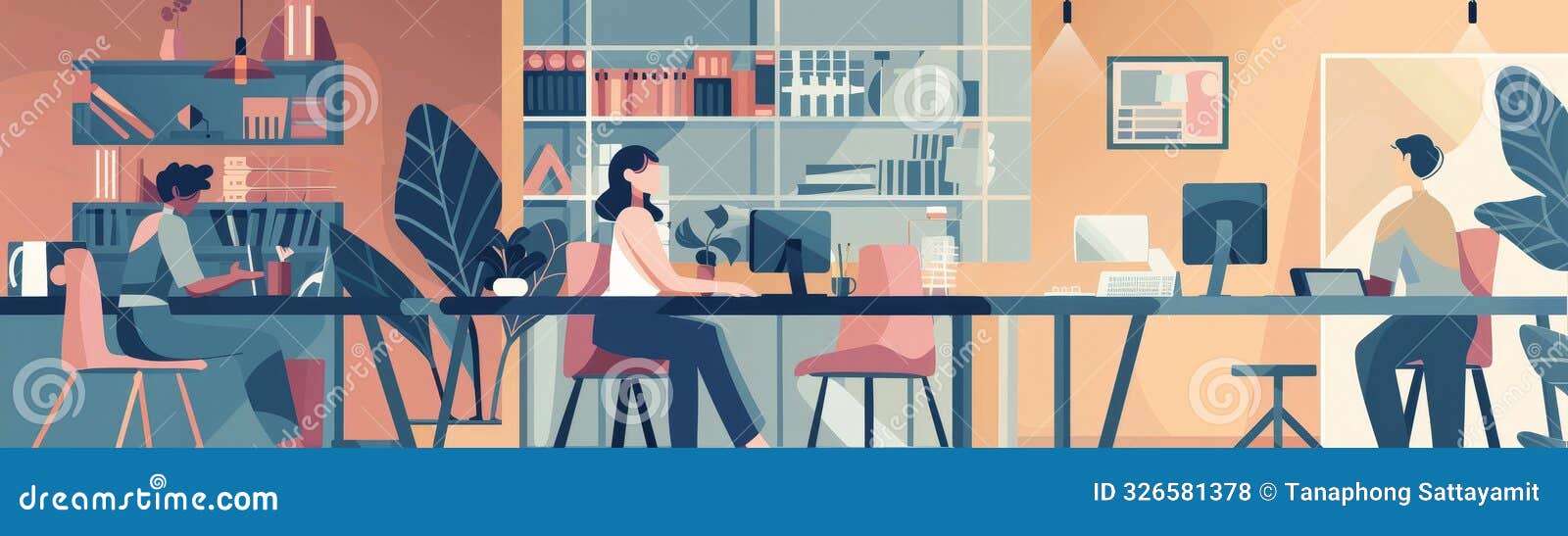 Minimalist and Clean Wallpaper Graphic Depicting the Meticulous ...