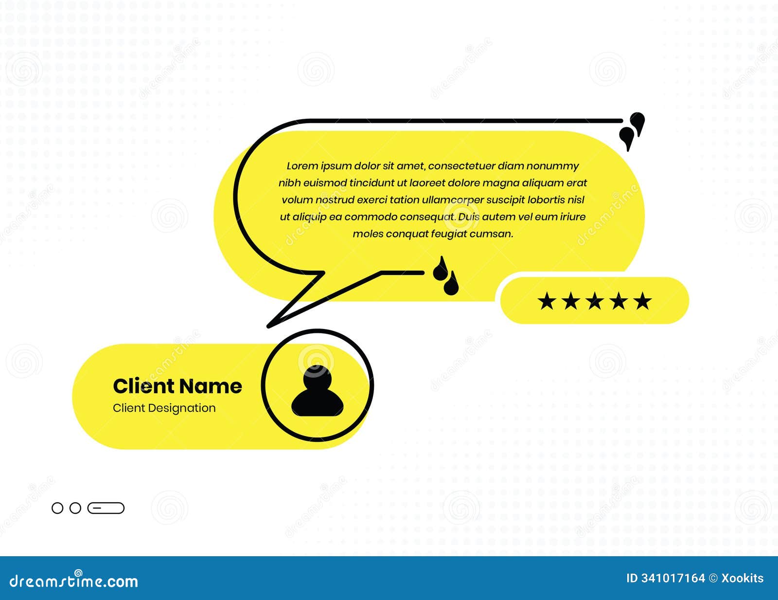 Minimalist Client Feedback and Quote Presentation Simple Frame Template ...