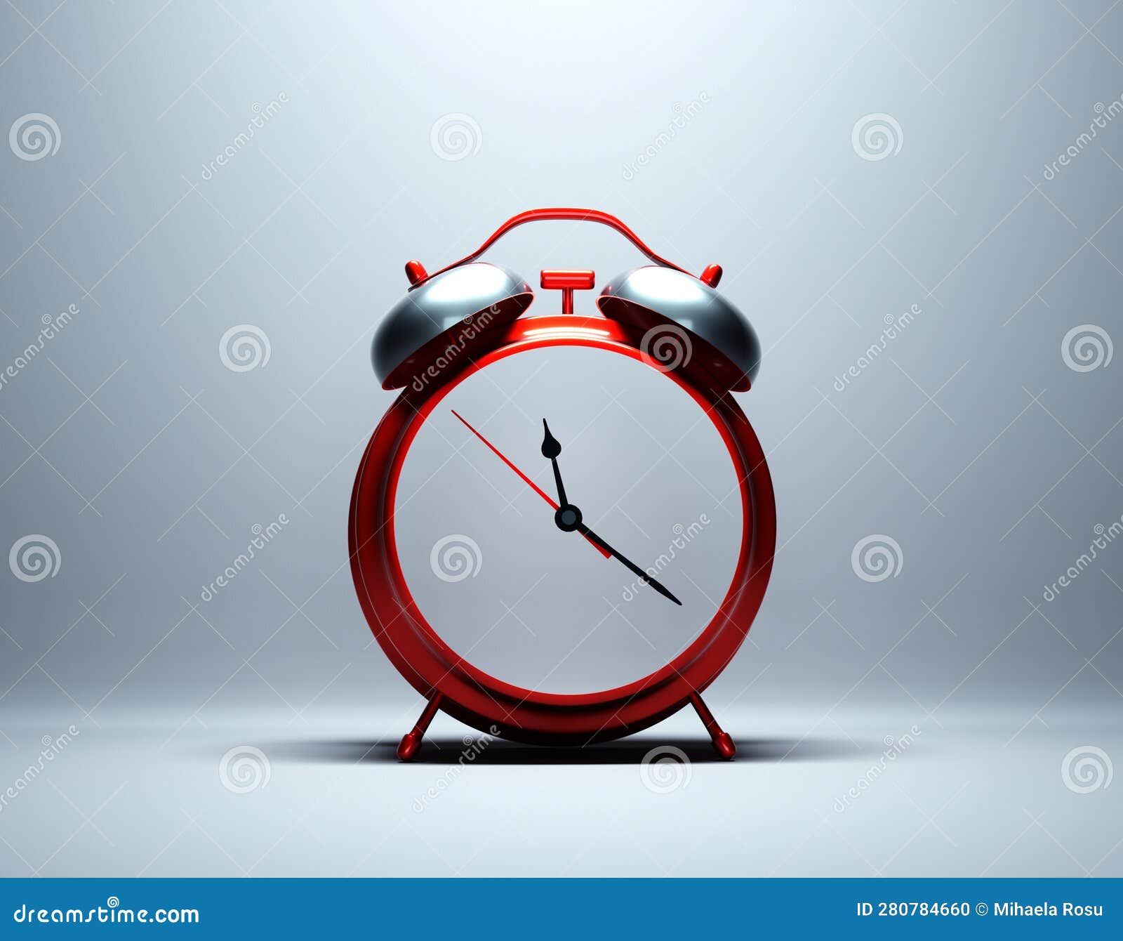 Minimalist Clock without Numbers Stock Illustration - Illustration of ...