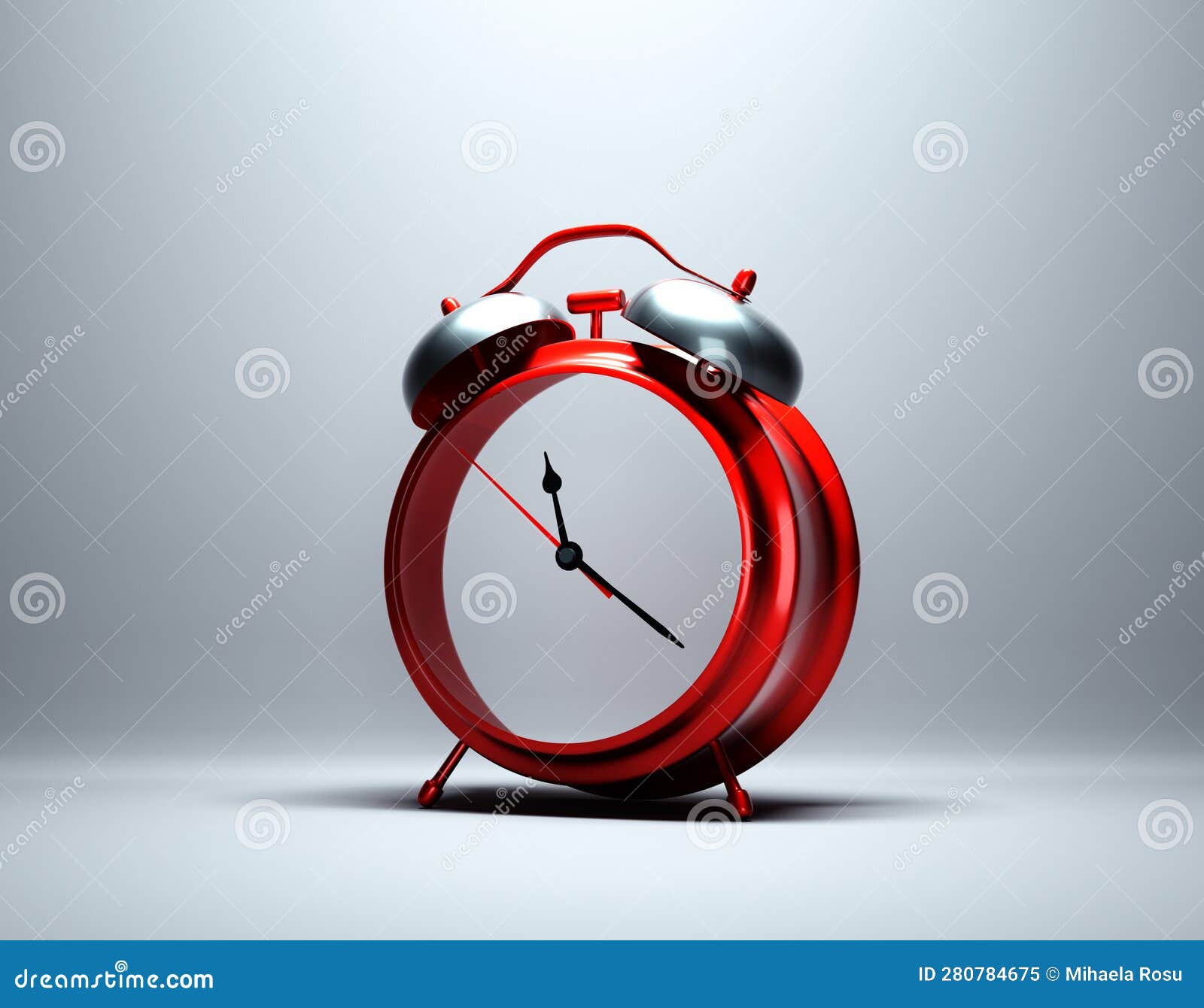 Minimalist Clock without Numbers Stock Illustration - Illustration of ...