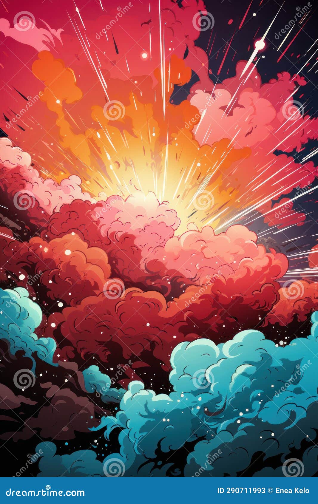 Minimalist Comic Book Background Stock Illustration - Illustration of ...