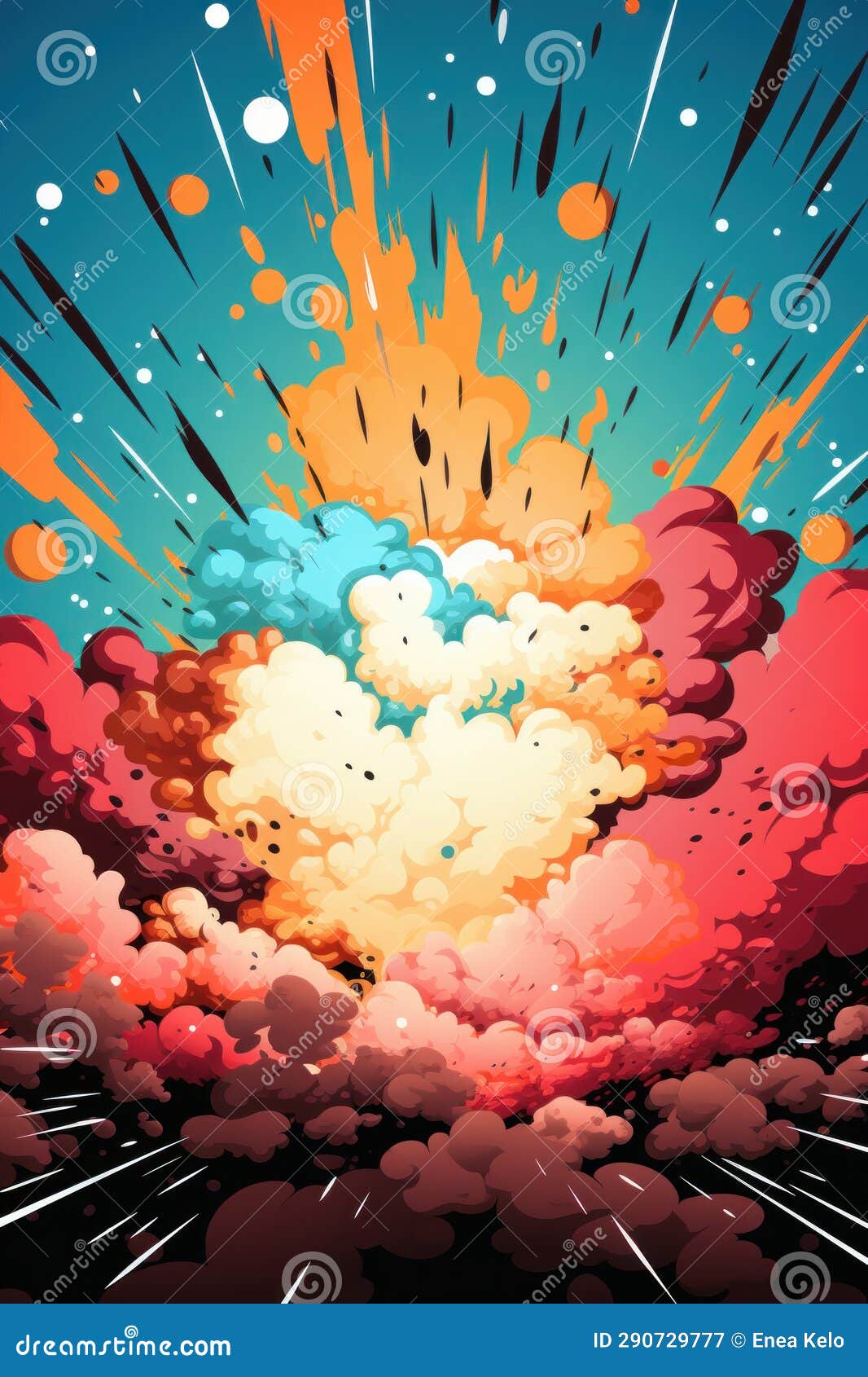 Minimalist Comic Book Background Stock Illustration - Illustration of ...