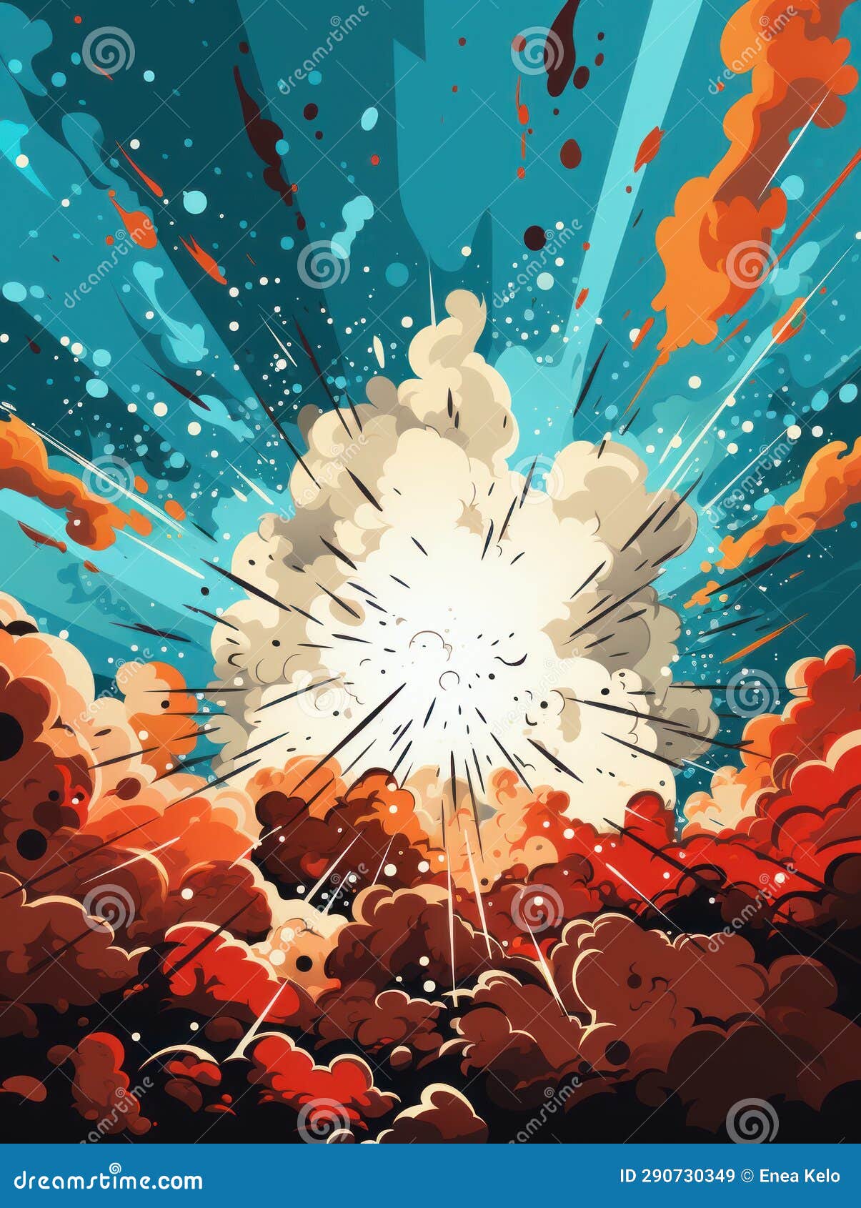 Minimalist Comic Book Background Stock Illustration - Illustration of ...