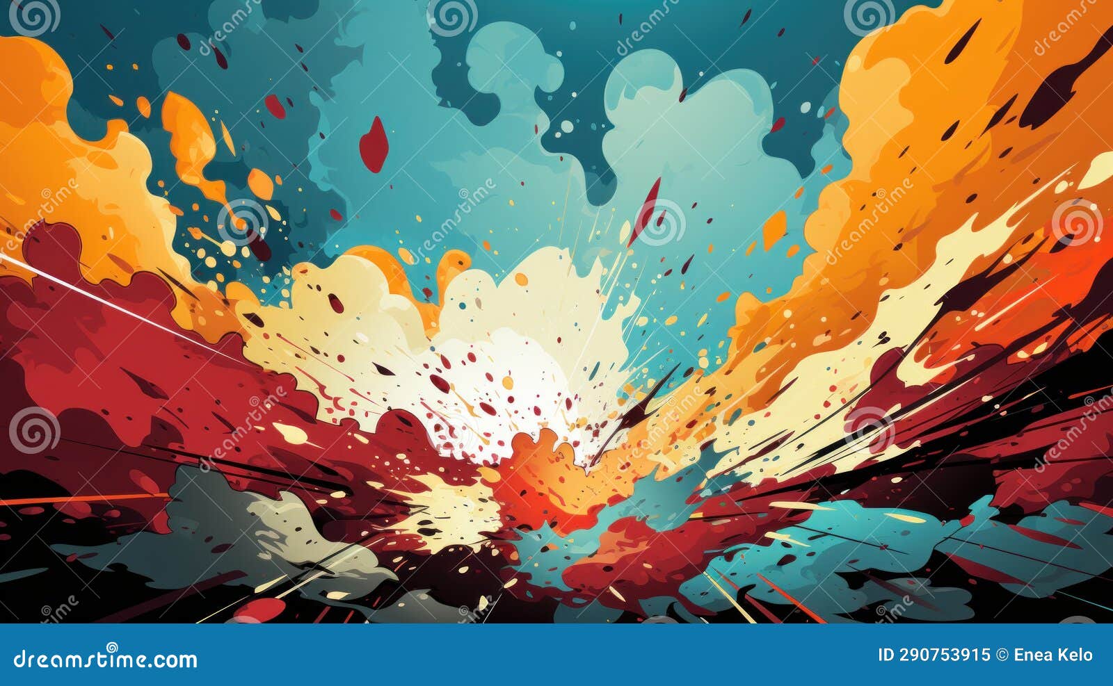 Minimalist Comic Book Background Royalty-Free Stock Photography ...