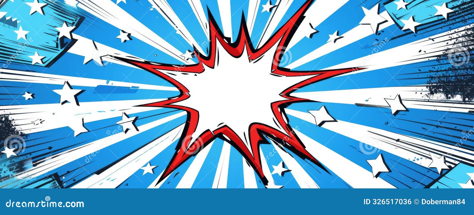 Minimalist Comic Book Style Artwork with Explosive Action and Dynamic ...