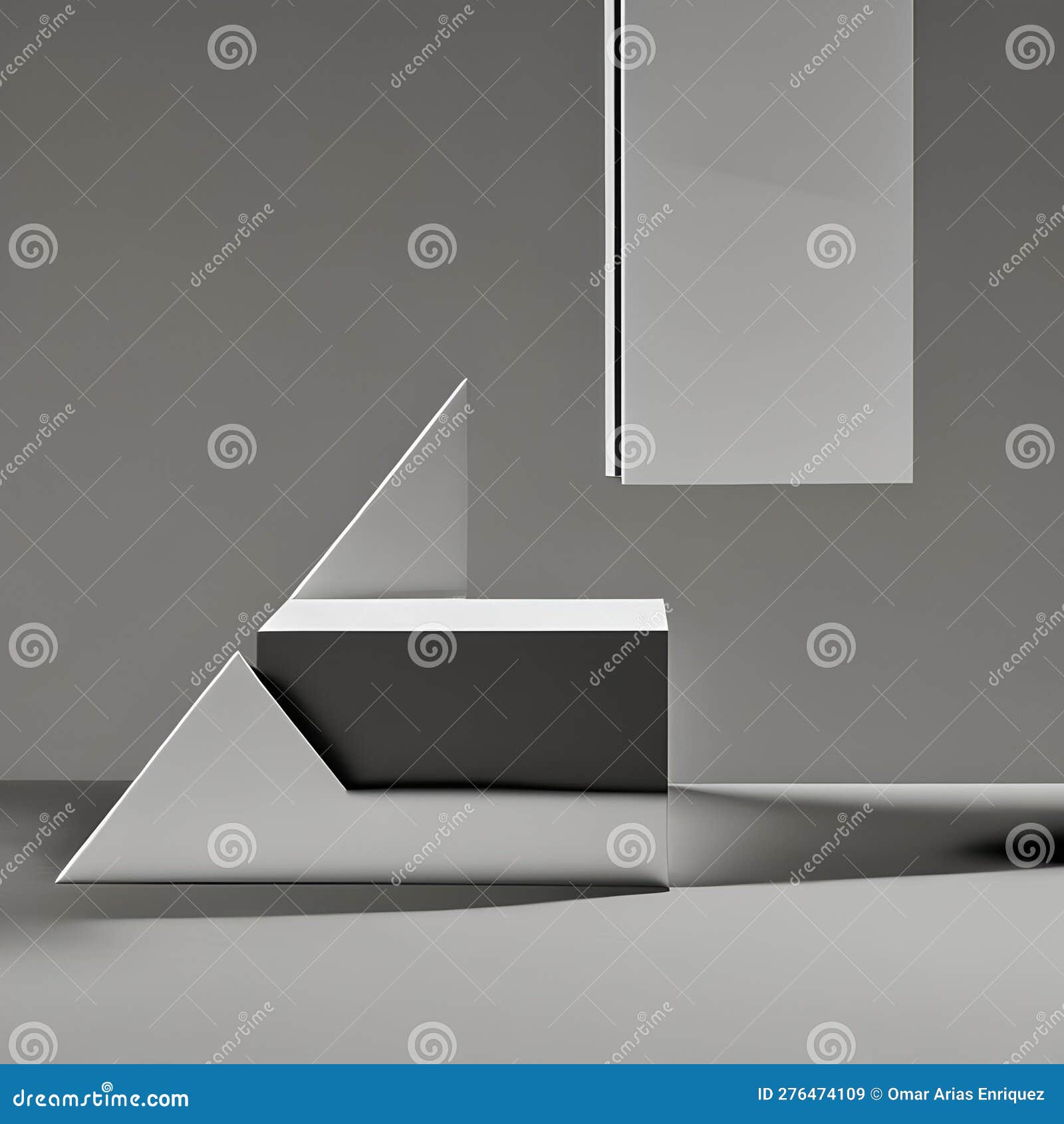 A Minimalist Composition of Intersecting Planes and Negative Space with ...