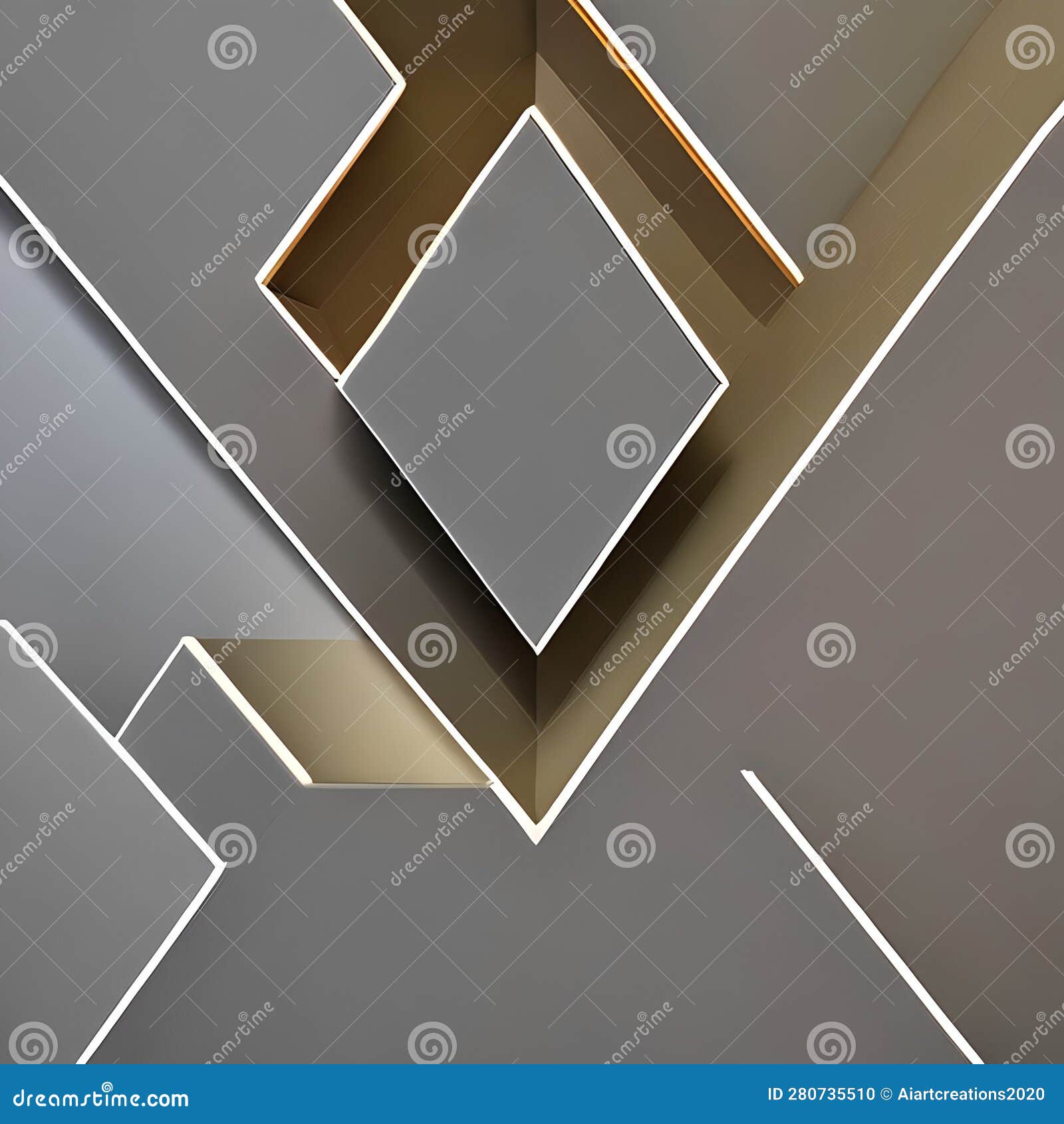 A Minimalist Composition of Overlapping Diamond Shapes in Vibrant ...