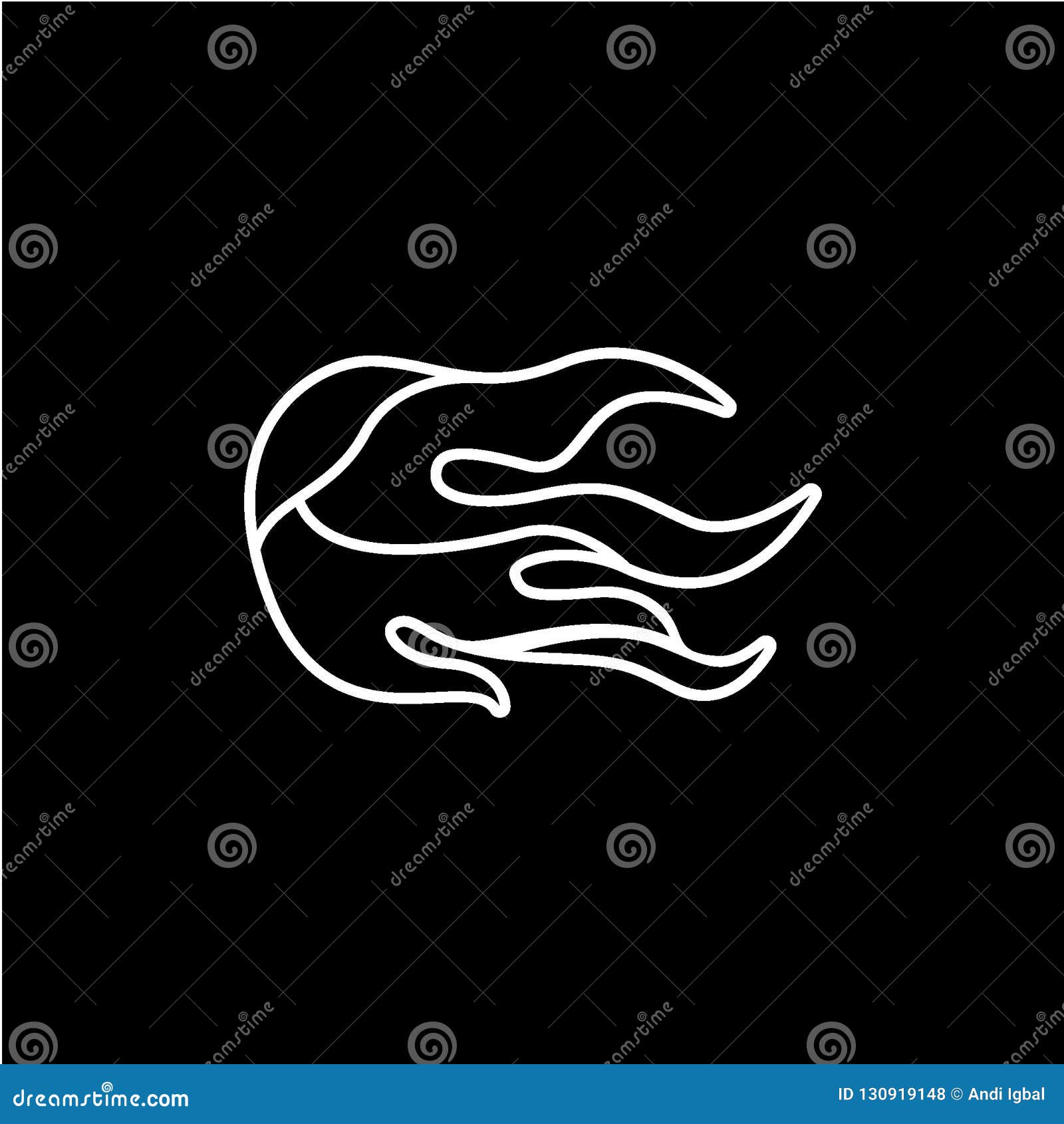 Minimalist Concept For Fire Vector Illustration, Flame Vector, Fire ...