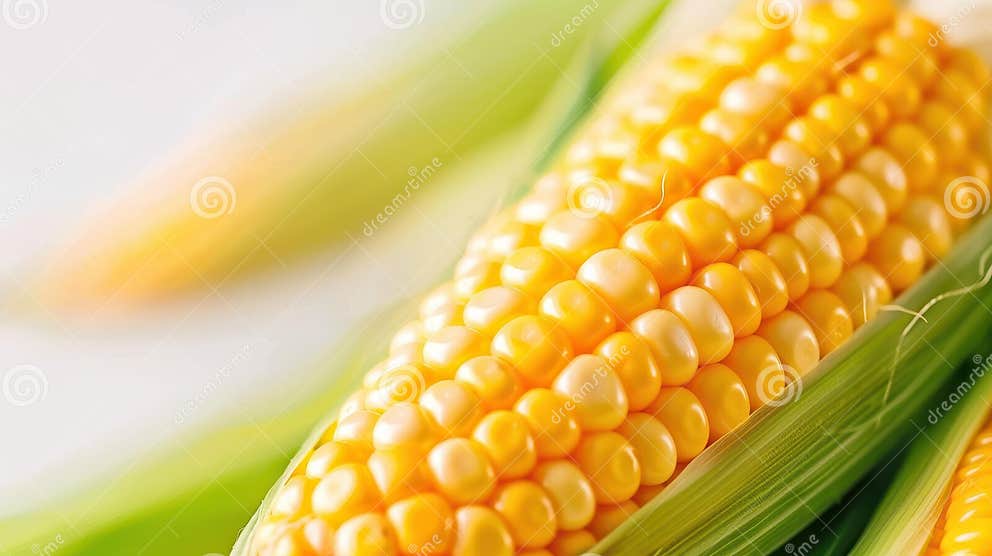 A Minimalist Corn Design on a Blank Background for Versatile Design ...