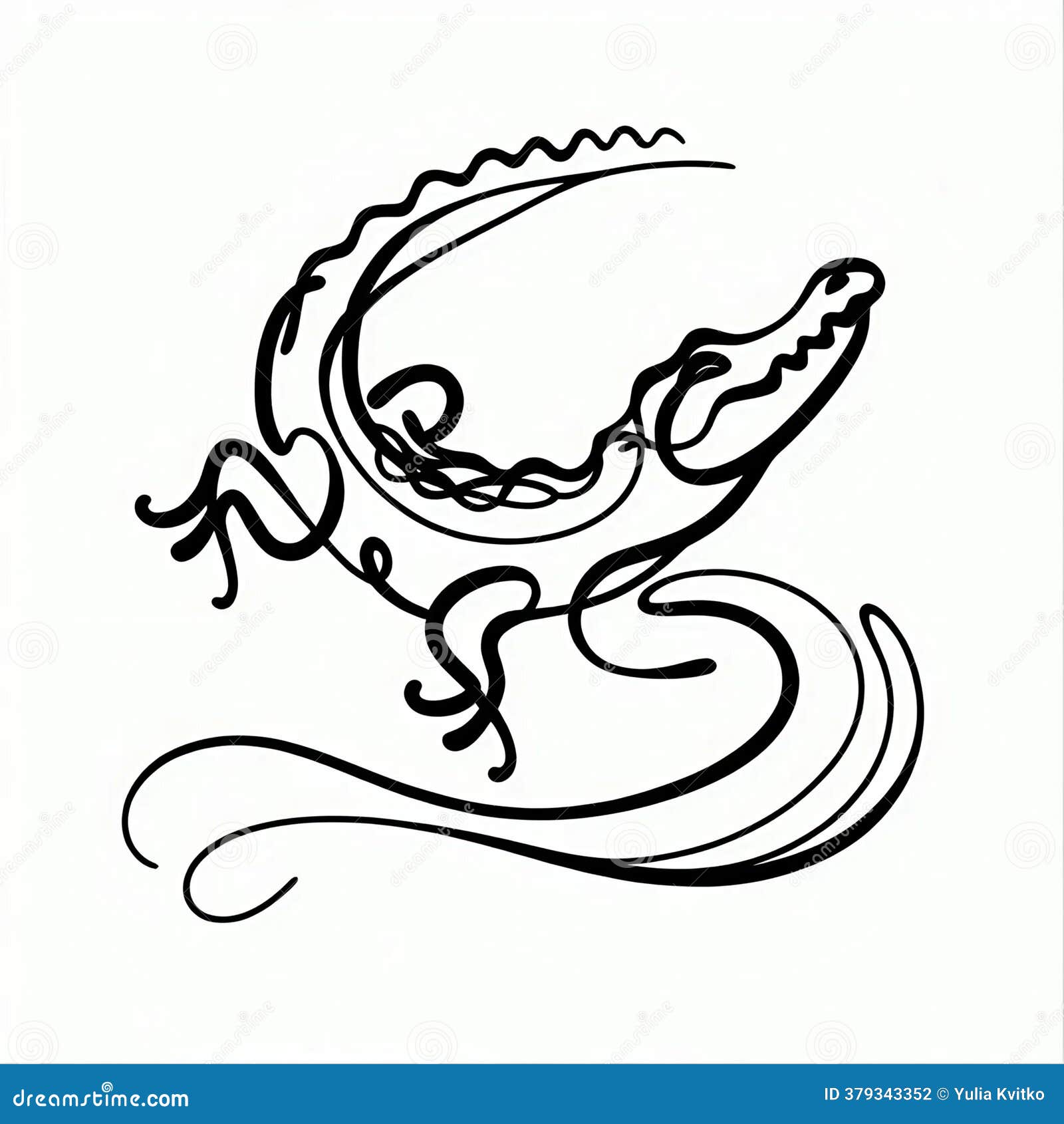 Minimalist 3d Crocodile Sculpted In Texture Exploration Style Stock ...