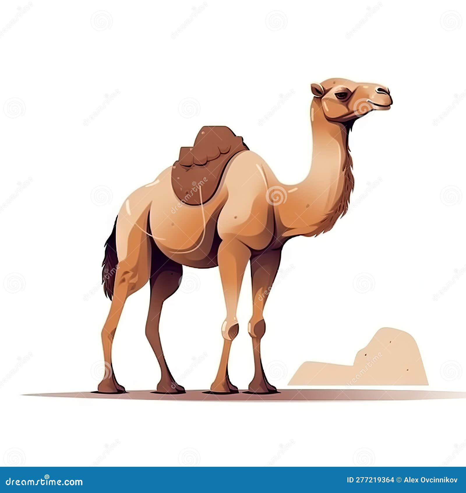 Minimalist Cute Camel Drawing on White Background for Invitations and ...