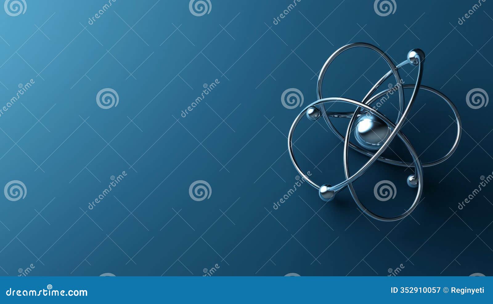 Minimalist Atom Logo, Symbolizing Scientific Research, Innovation, And ...